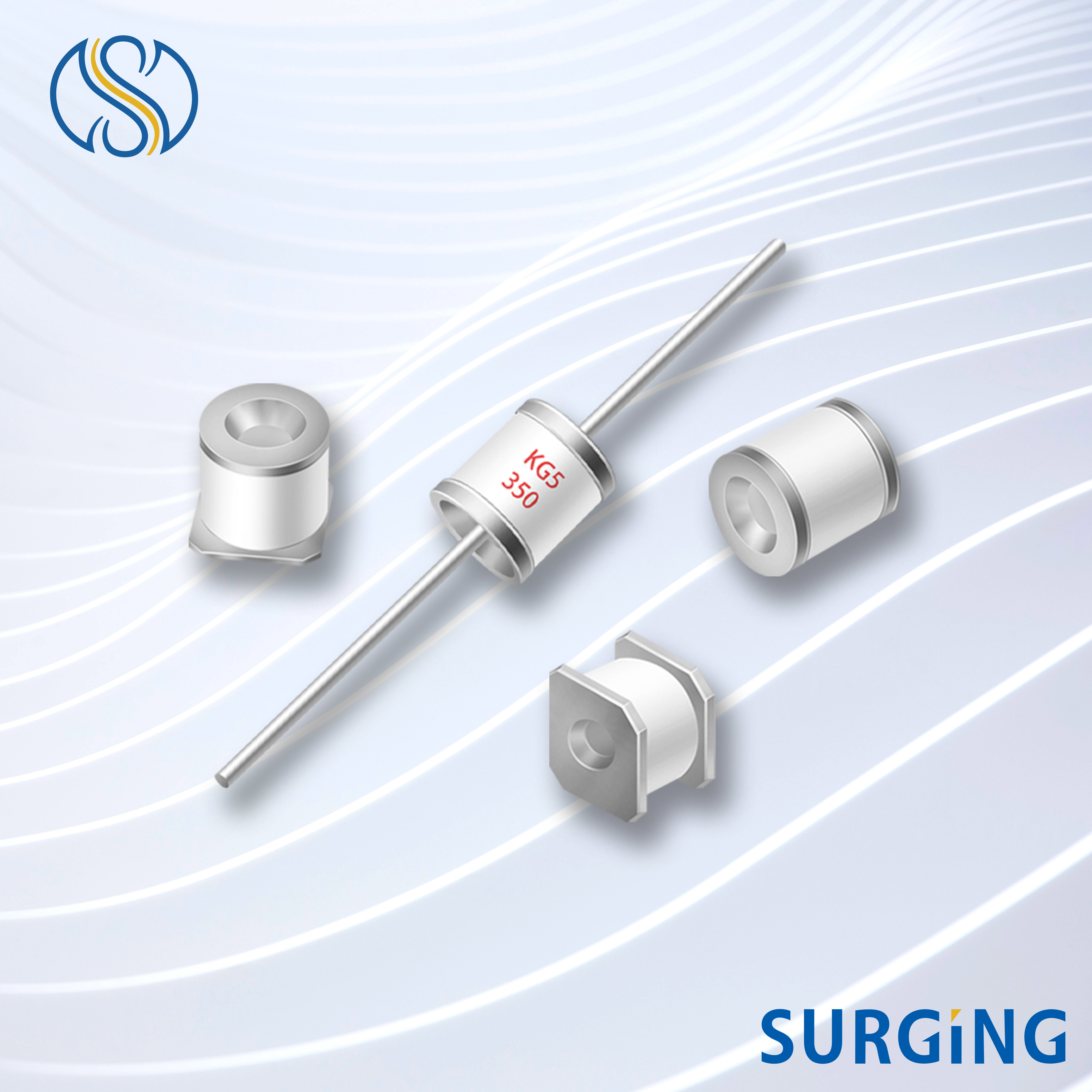 Voltage Gas Ionization Discharge Tube With 1000V Rating Failsafe ...